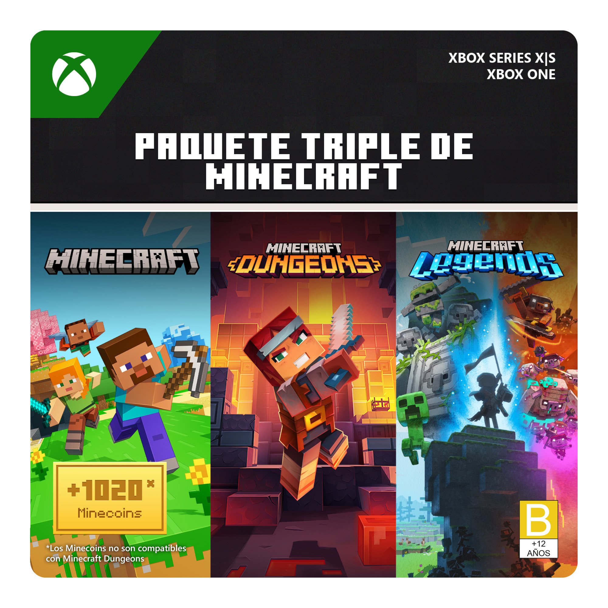 Minecraft Triple Bundle (Xbox) | Hype Games