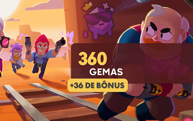 Brawl Stars - 360 Gemas + 36 Bônus [Exclusivo Brasil] | Hype Games